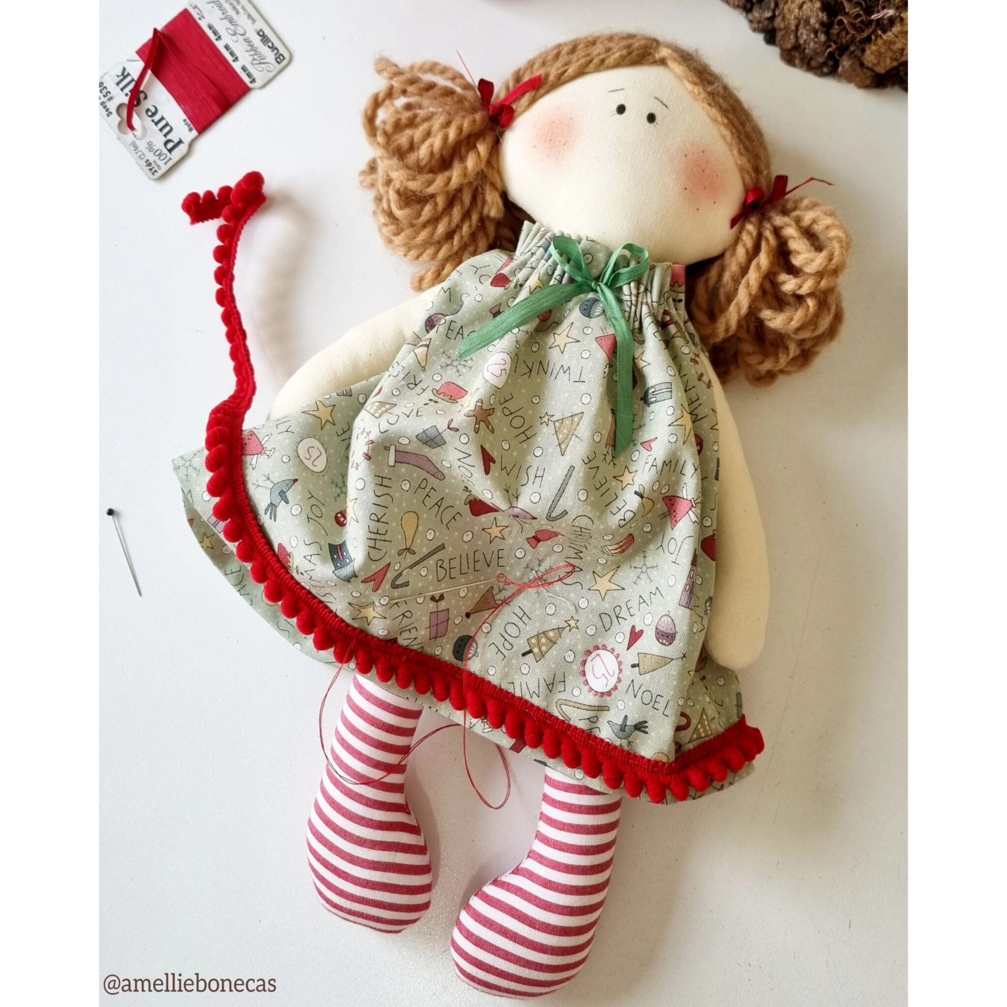 Amellie - Por Mari Prado - Bonecas & Patchwork